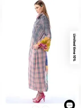Aratta | Jackets & Coats | F5nwt Aratta Kaitlin Maxi Duster Multicolor ...